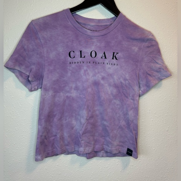 Cloak | Shirts | Nwot Cloak Hidden In Plain Sight Purple Tie Dye Shirt ...